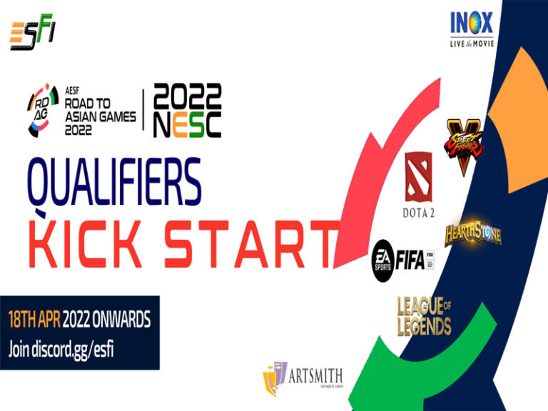 ESFI’s National Esports Championships 2022 to select Indian contingent ...
